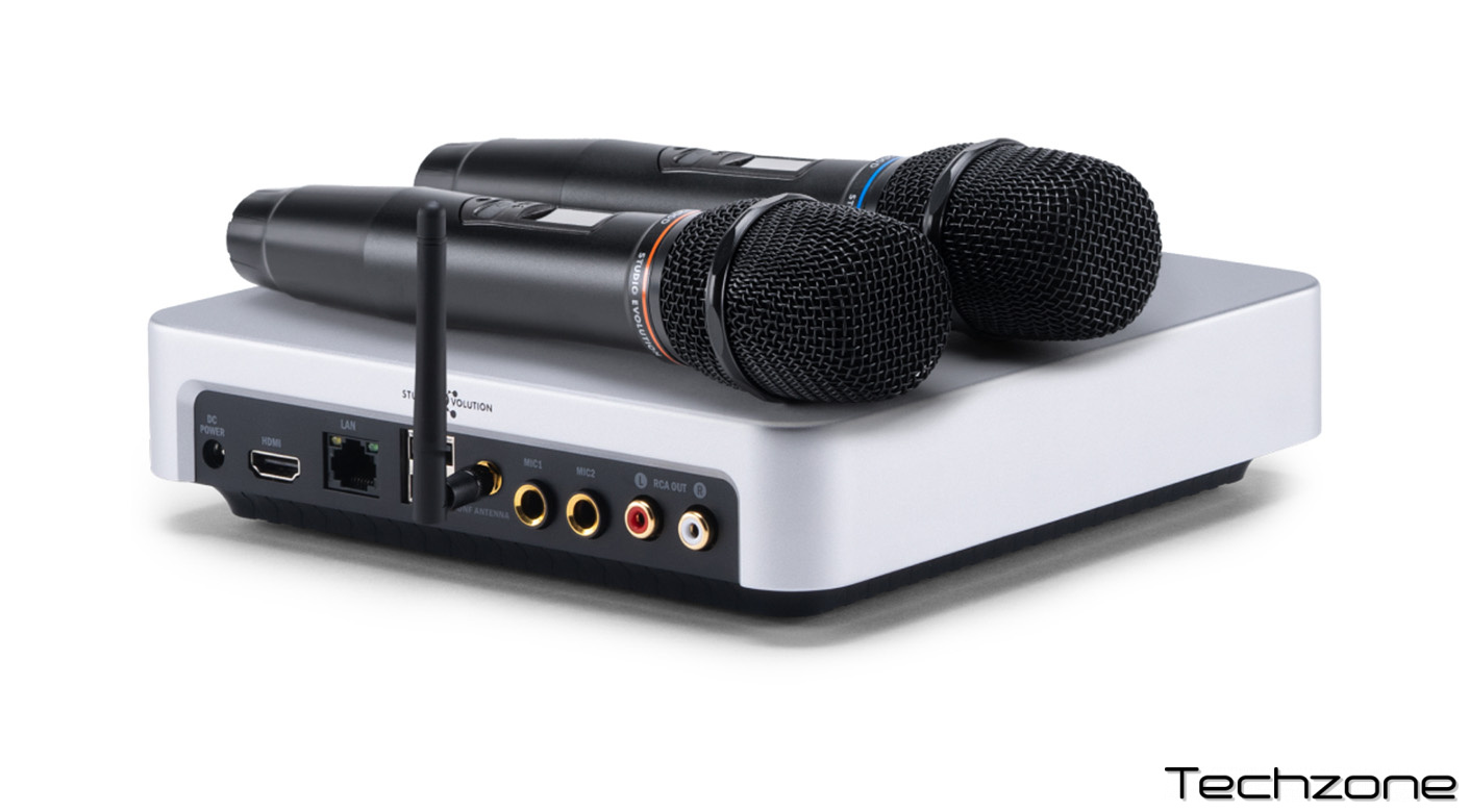 Караоке система Studio Evolution EVOBOX Plus + микрофоны Silver - купить в Киеве,доставка по ...